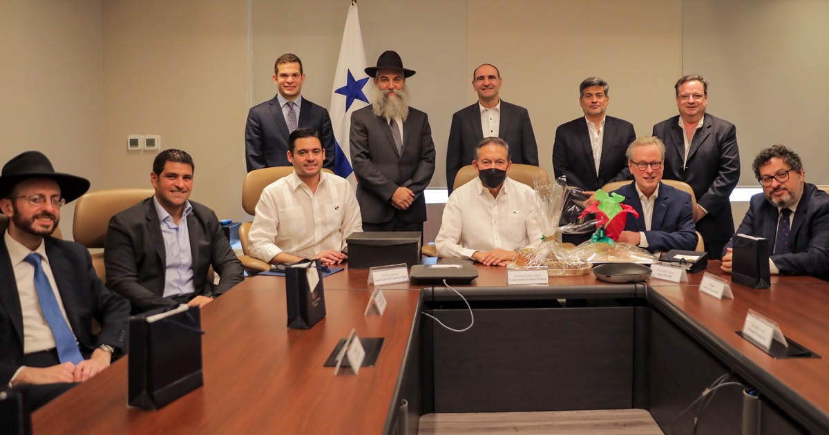 Líderes de la comunidad judía de Panamá se reúnen con el presidente Cortizo